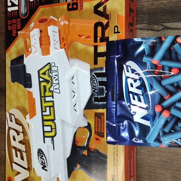 Nerf | Toys | Nerf Ultra Amp Motorized Blaster 6dart Clip 6 Ultra Darts ...